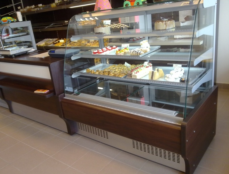 WCHCN 1,0 | Confectionery counter with wooden cover
