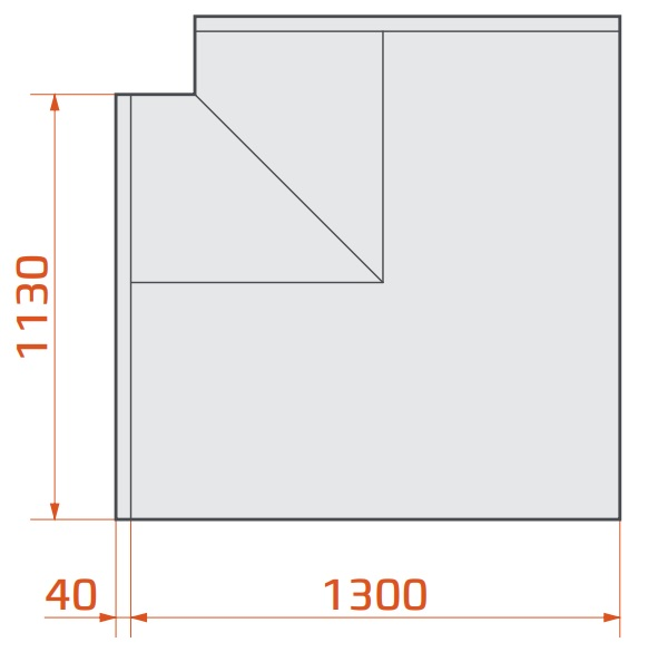 LCT Tucana 02 REM INT90 | Internal corner counter