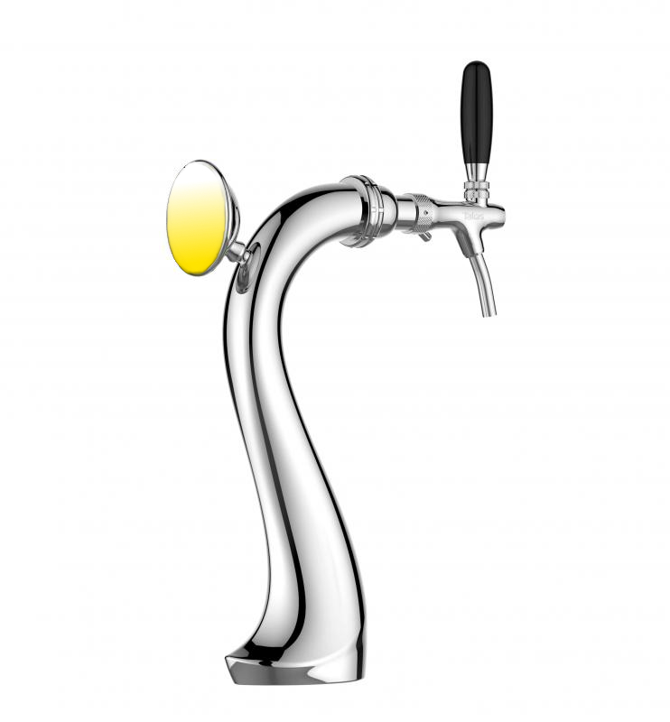 Swan | 1-2 ways beer tower with lighting medal